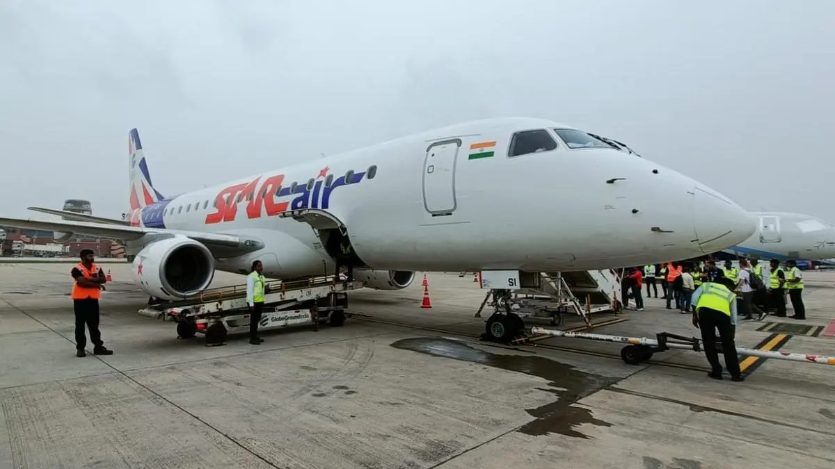 Star Air launches commercial operations of its Embraer E175 - The HinduBusinessLine